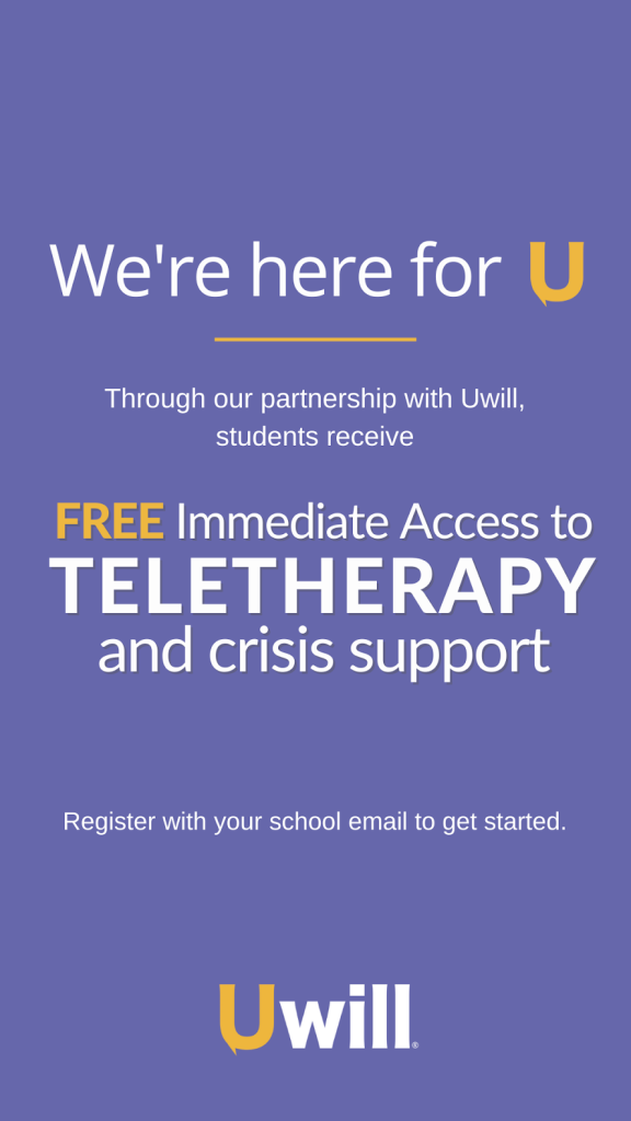 Uwill – Student Mental Health and Wellness | Student Support Services
